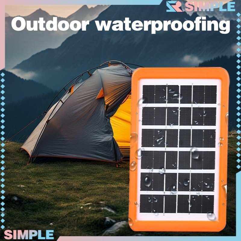 5 in 1 6V 3W Solar Panels Charge Any Mobile And Any Battery Under ...