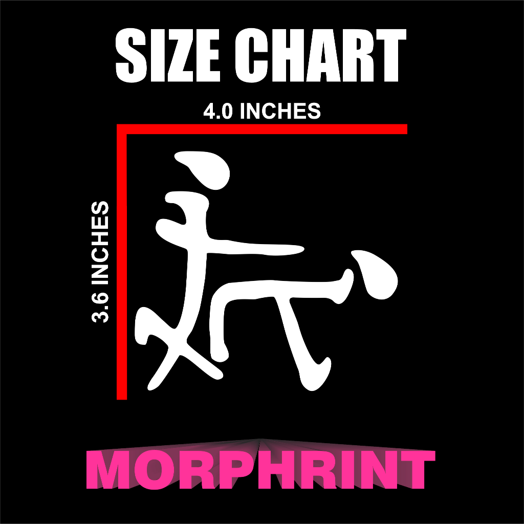 ORIGINAL HUMPING SIGN 4inch.width decal sticker cutout for car ...