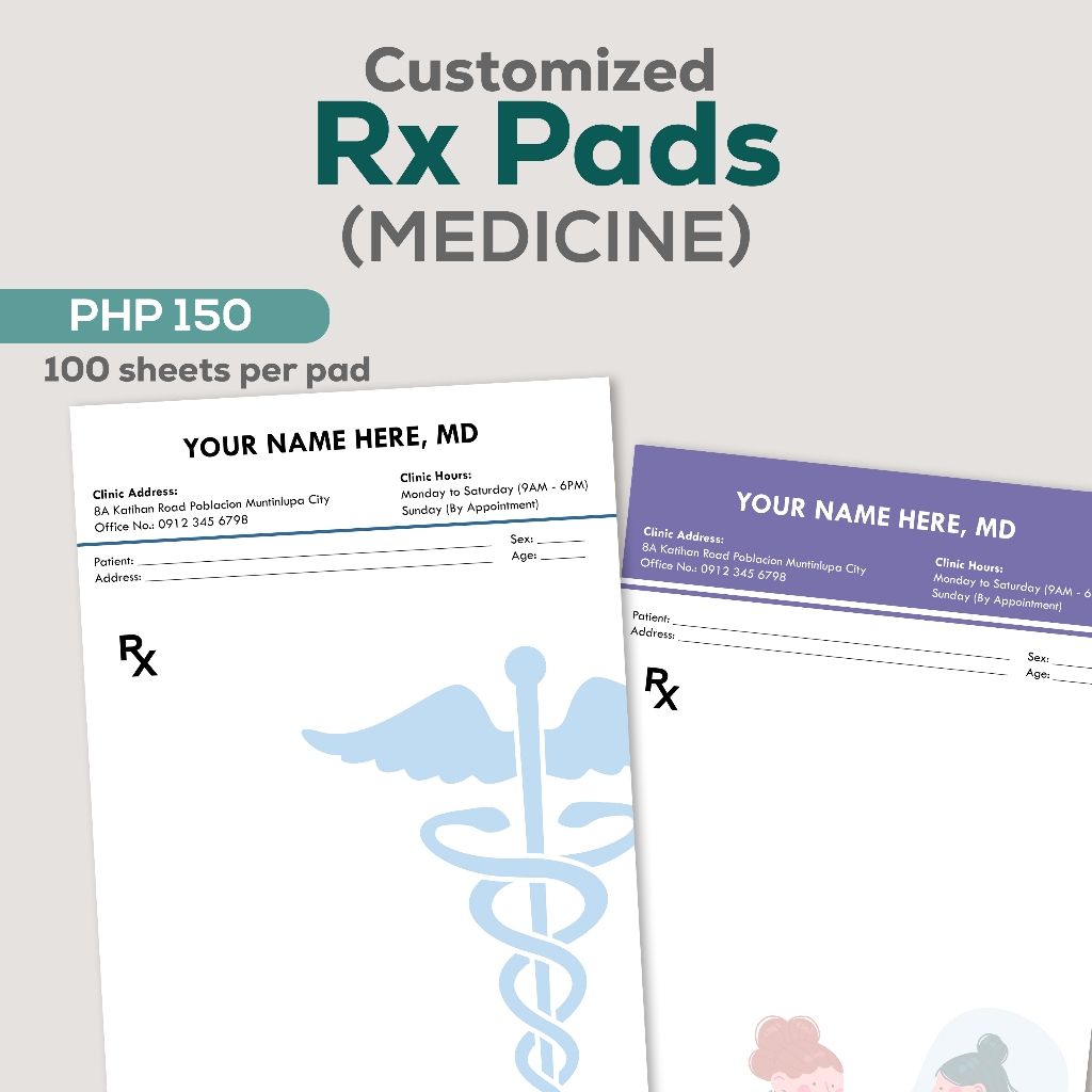 Shop prescription pad for Sale on Shopee Philippines