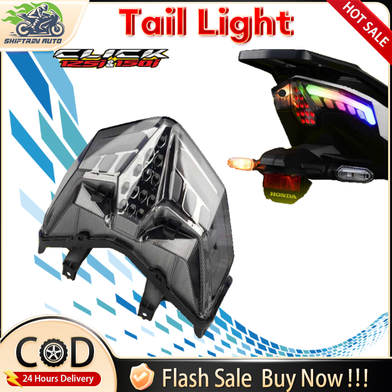 Honda Click 125/150 v3 Tail Light RGB 13Modes LED Motorcycle Spotlights ...