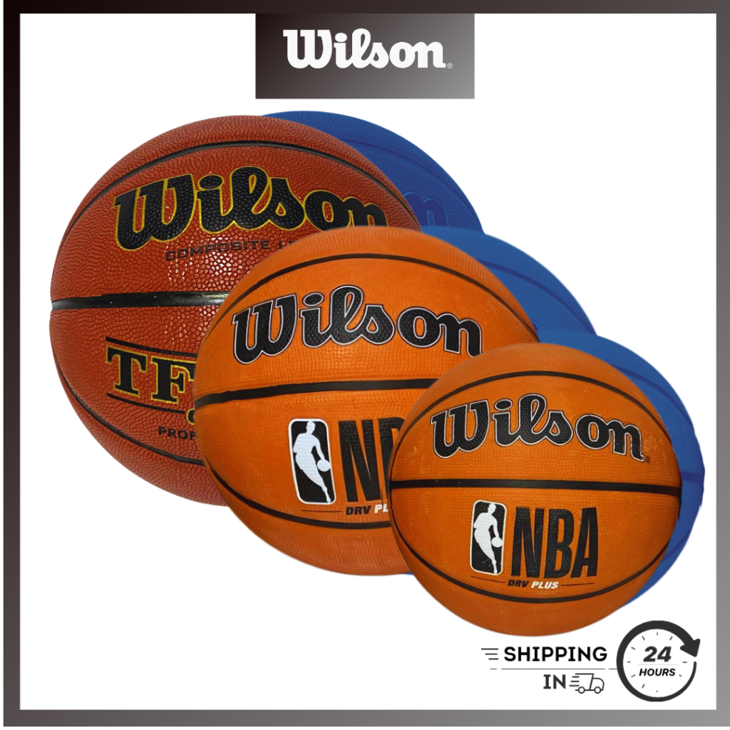 Wilson Basketball – Mixed Colors, Sizes 5/6/7 – Rubber & PU Leather ...