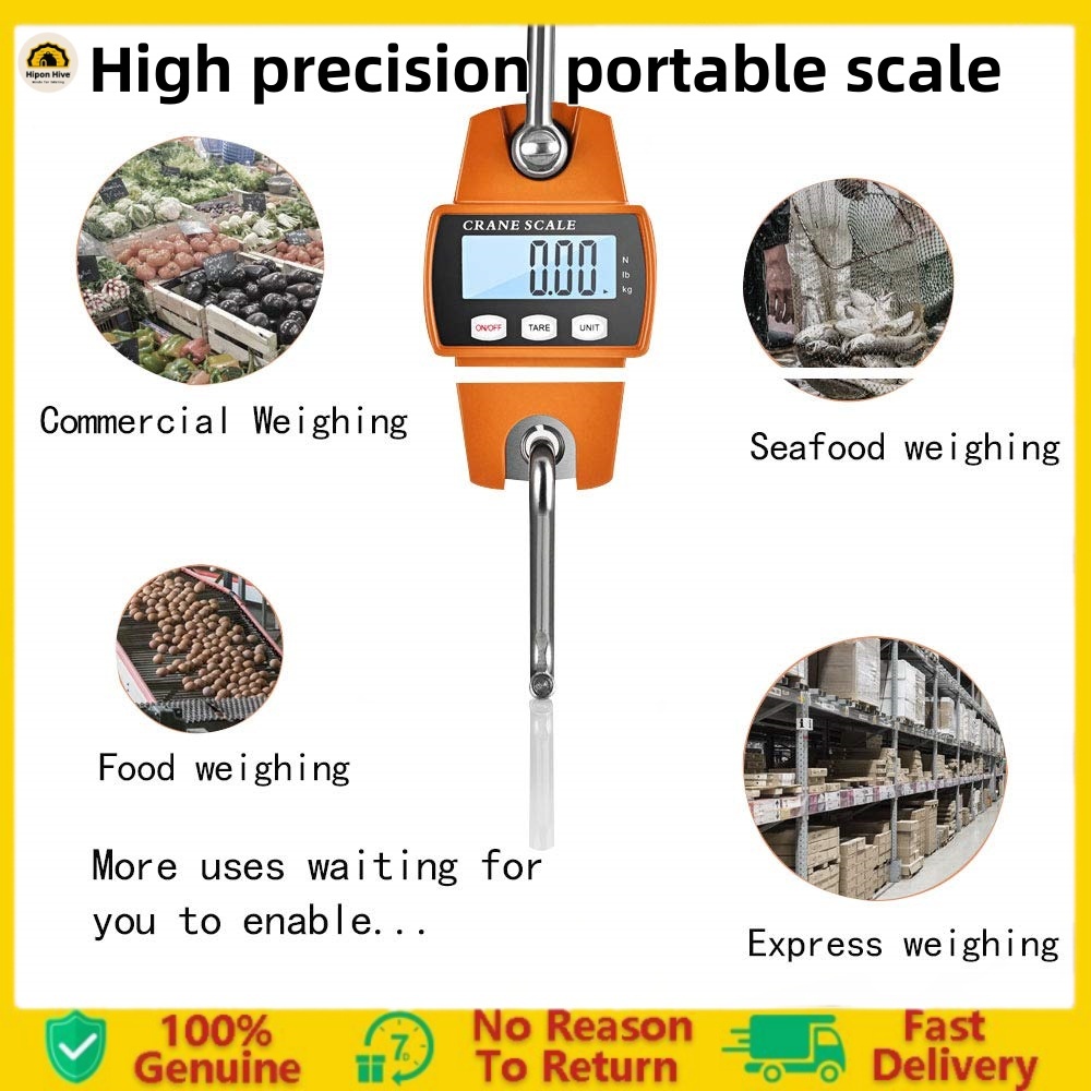 Handheld scale, electronic scale, hanging scale, hook scale, portable ...