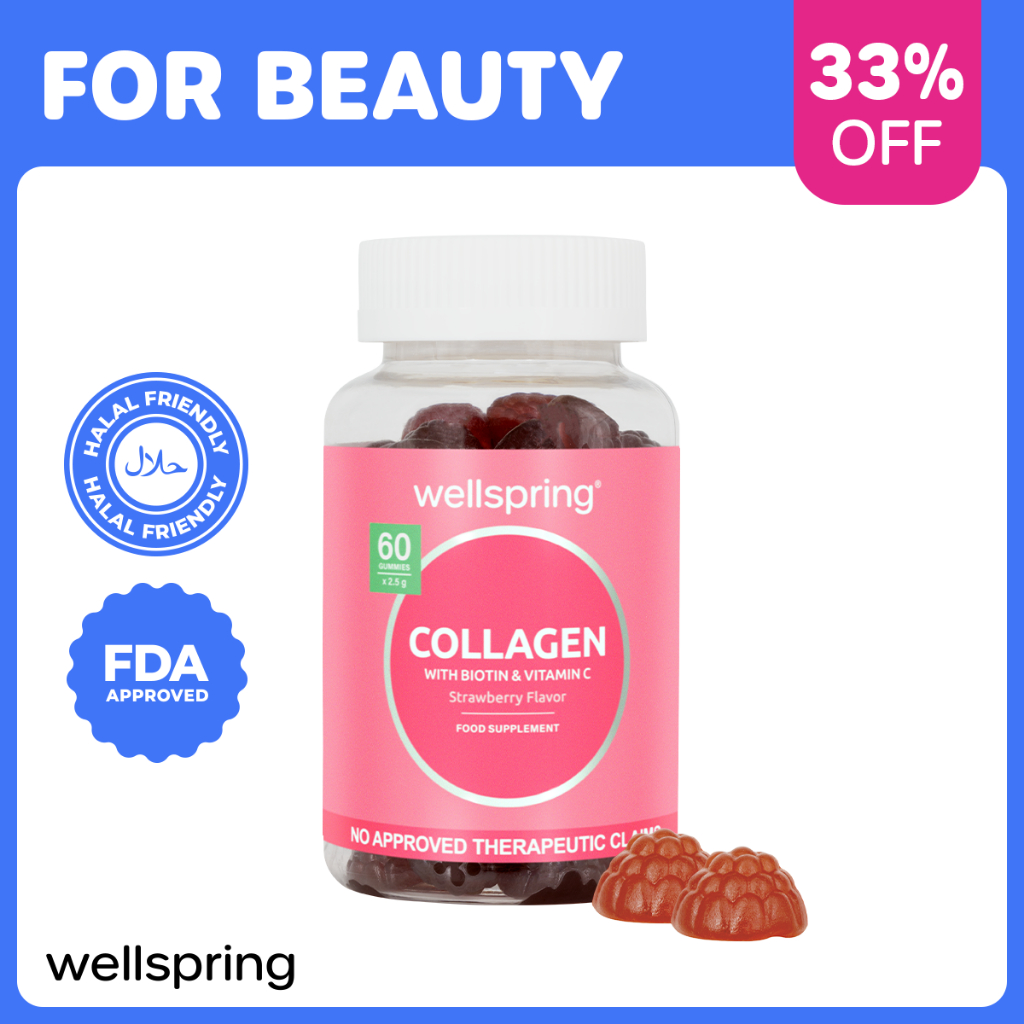 Wellspring Collagen Gummies Anti-Aging, Skin Repair, Hair & Nail ...