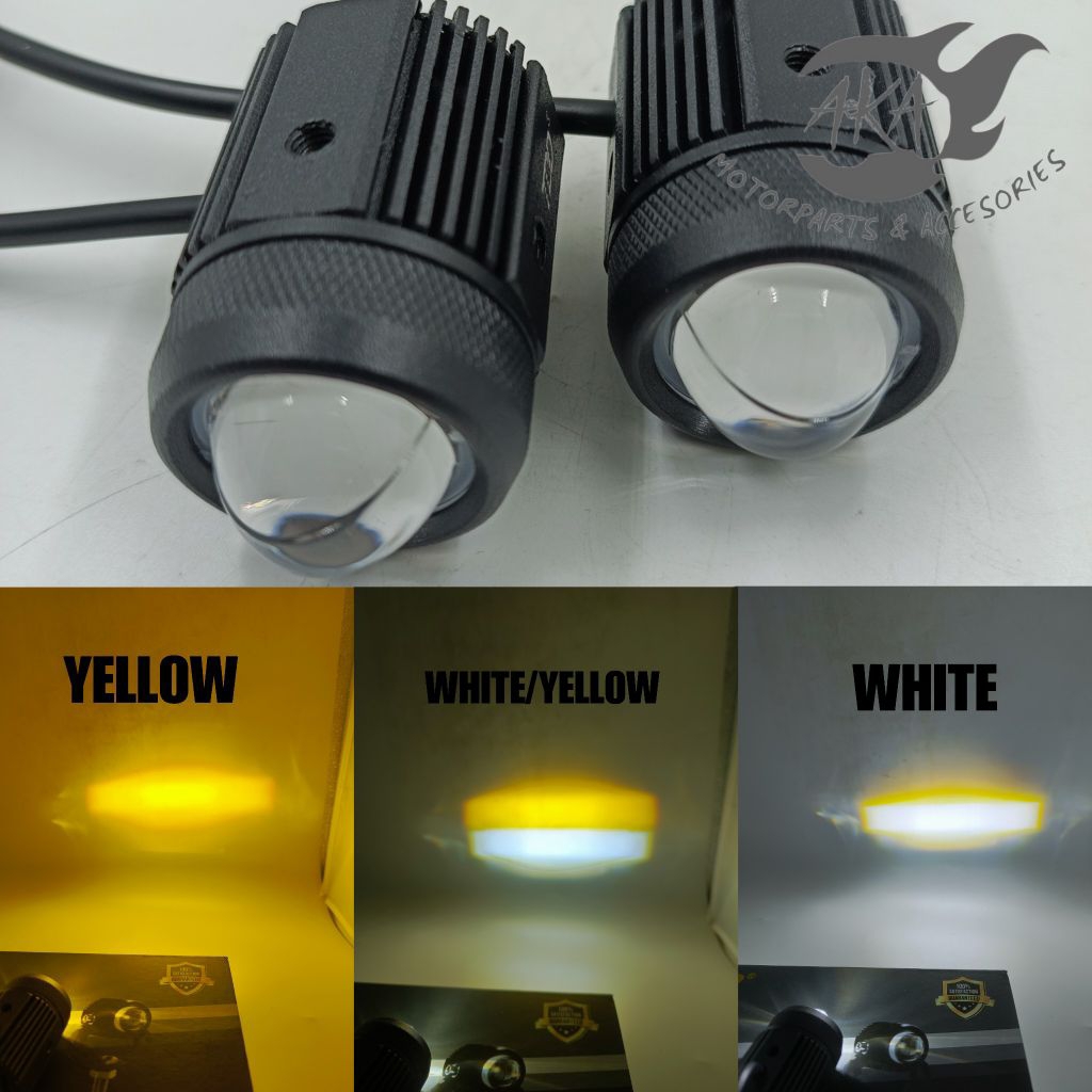TDD-4640-2 MINI DRIVING LIGHT (V6) WITH FAN- 20WATTS WHITE/YELLOW W+Y ...