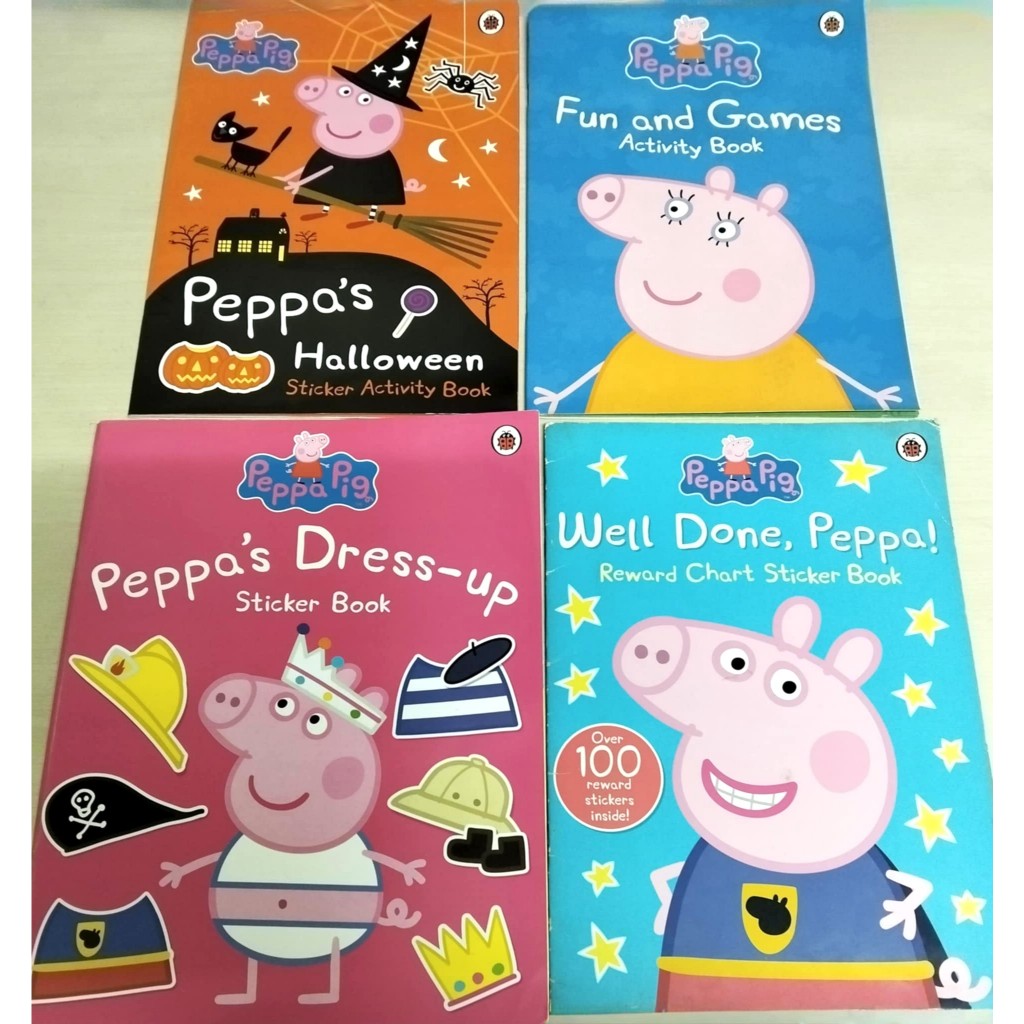 Ladybird Peppa Pig Activity Book Set (Set of Four) | Shopee Philippines
