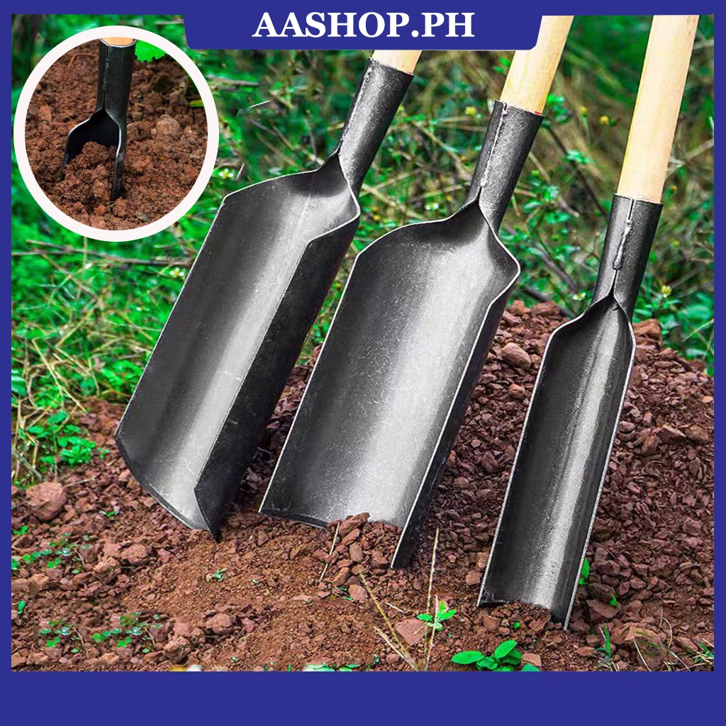 Manganese steel shovels digging holes/digging pits/piling/digging yams ...