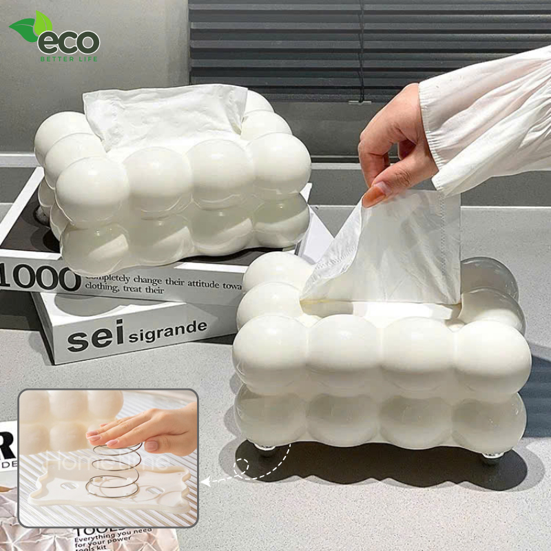 Cotton Candy Shape Tissue Box Decorative Tissue Box Creative Tissue Box ...