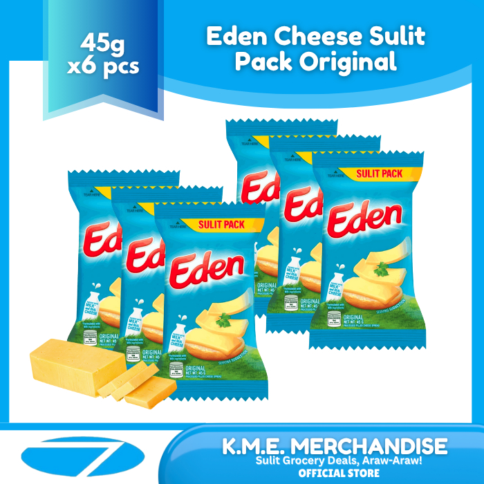 Eden Cheese Original Sulit Pack (45g x 6pcs) | Shopee Philippines