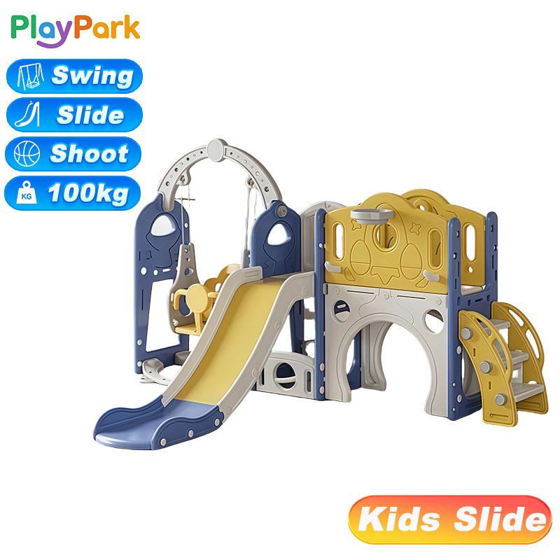 【PlayPark】Slide For Kid Playground 9 in 1 Slide Age 1+ Max 100kg Baby ...