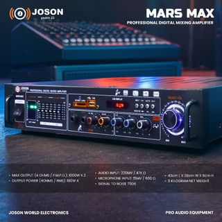 Joson MARS MAX Professional Digital Mixing Amplifier | Shopee Philippines