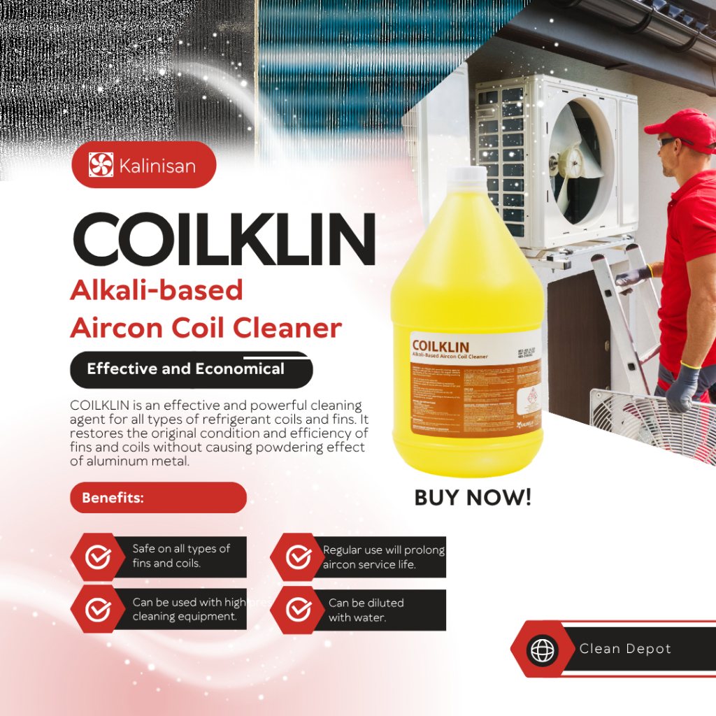 COILKLIN – Alkali Aircon Coil Cleaner | Powerful & Safe Cleaning for ...