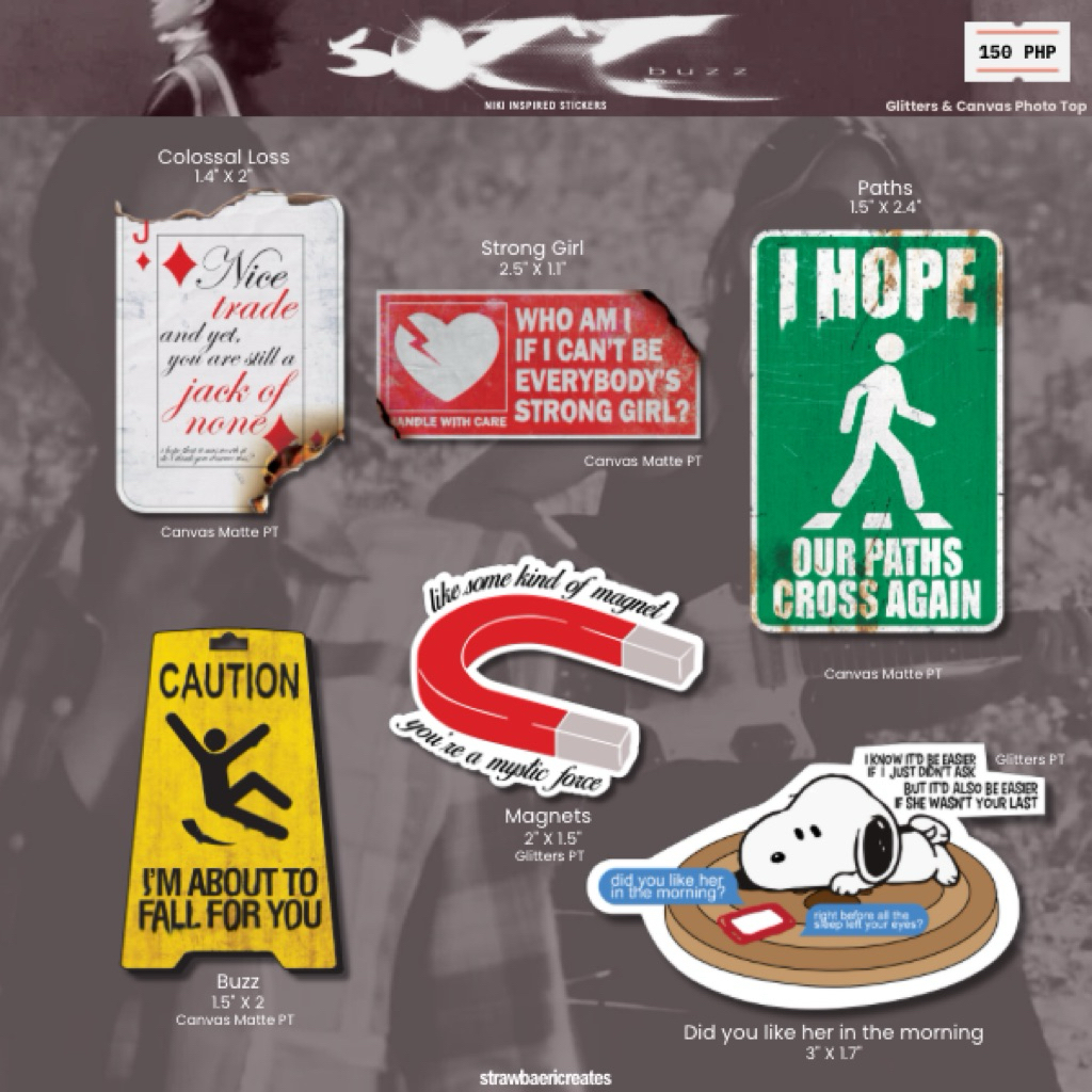 Buzz Niki inspired stickers by baer creates | Shopee Philippines