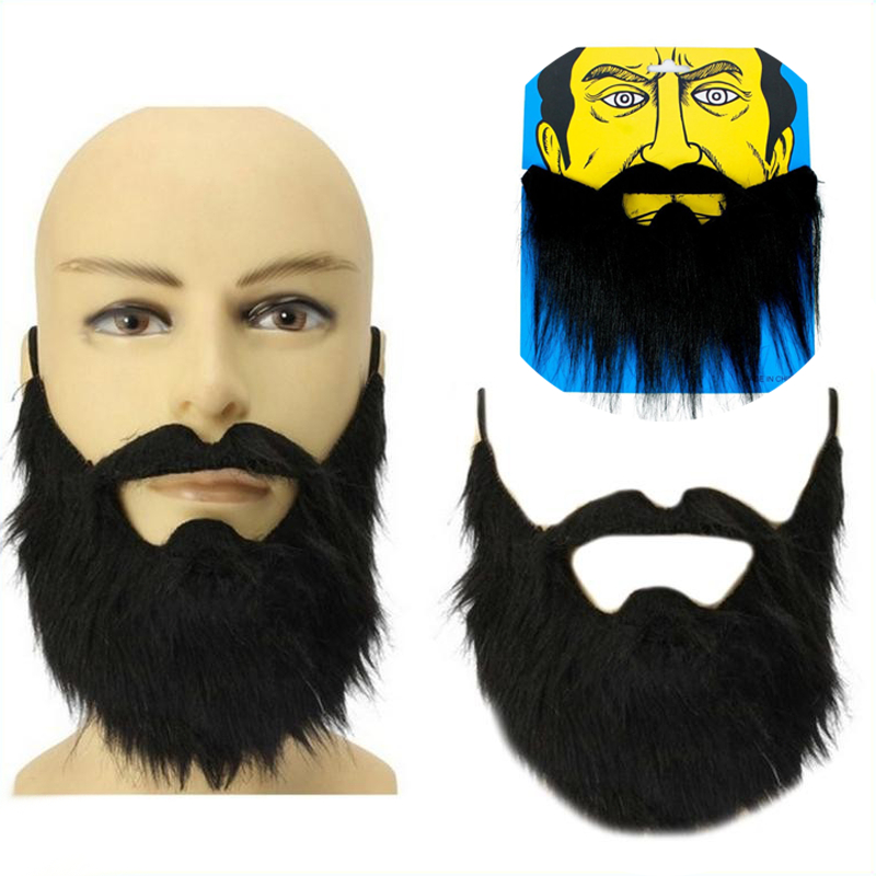 Fake Beard For Halloween Party,Fake Mustache Makeup Props Mustache For ...