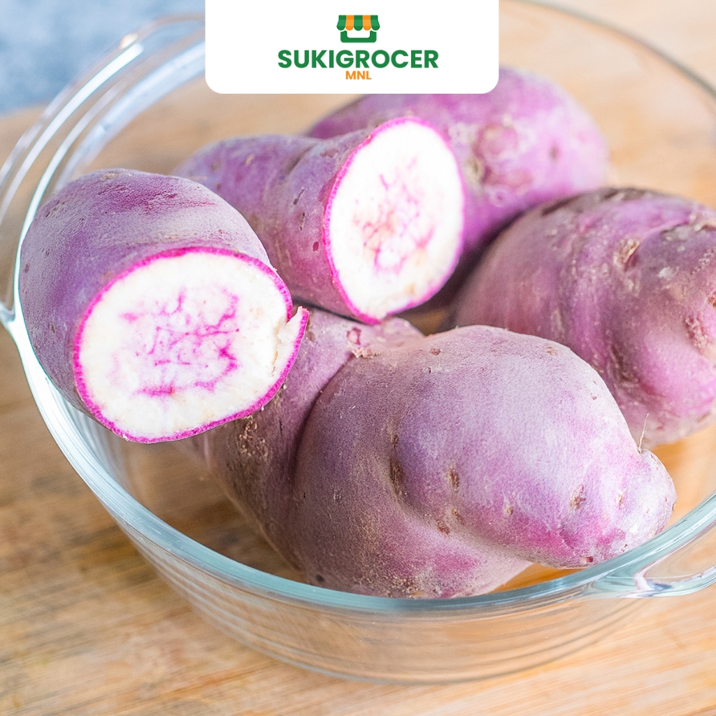 SukiGrocer Sweet Potato Violet 400-500g [Kamote] | Shopee Philippines
