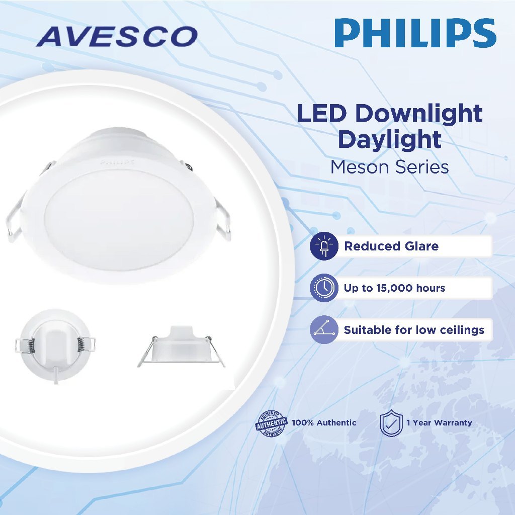 Philips | LED Downlight | Meson Series | 9W | 13W | Daylight 6500K LED ...