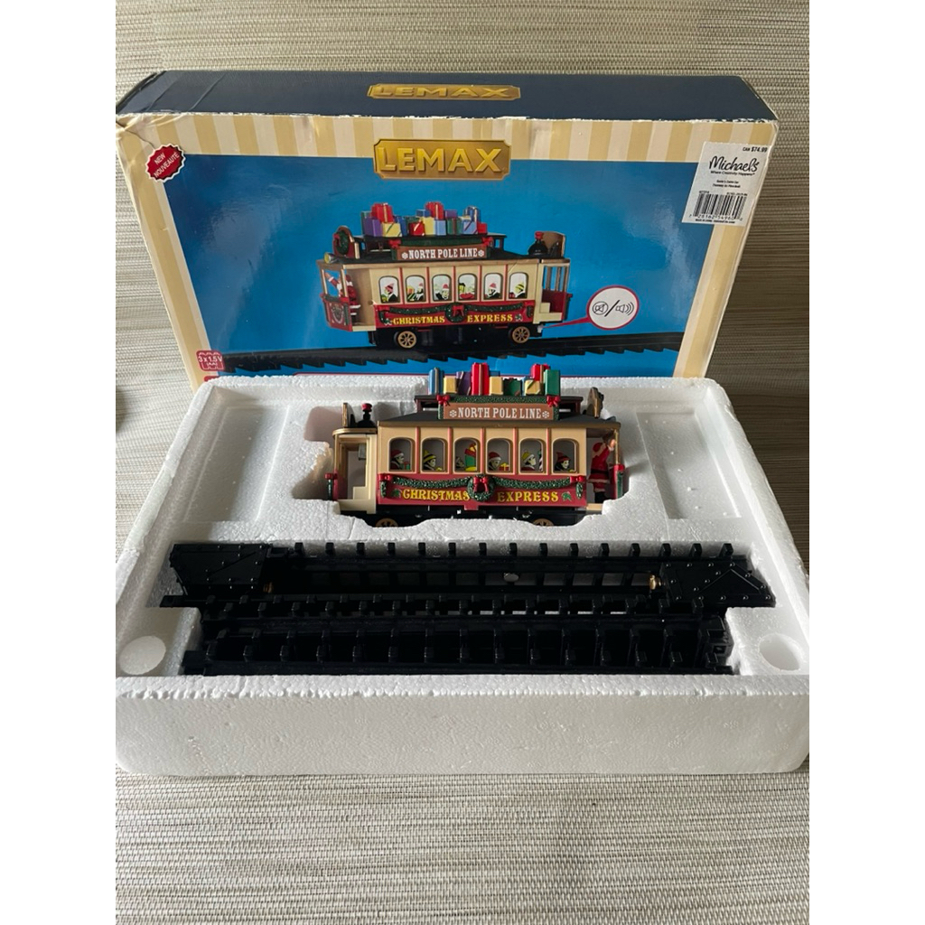 Lemax Santa's Cable Car North Pole Line Christmas Decor | Shopee ...