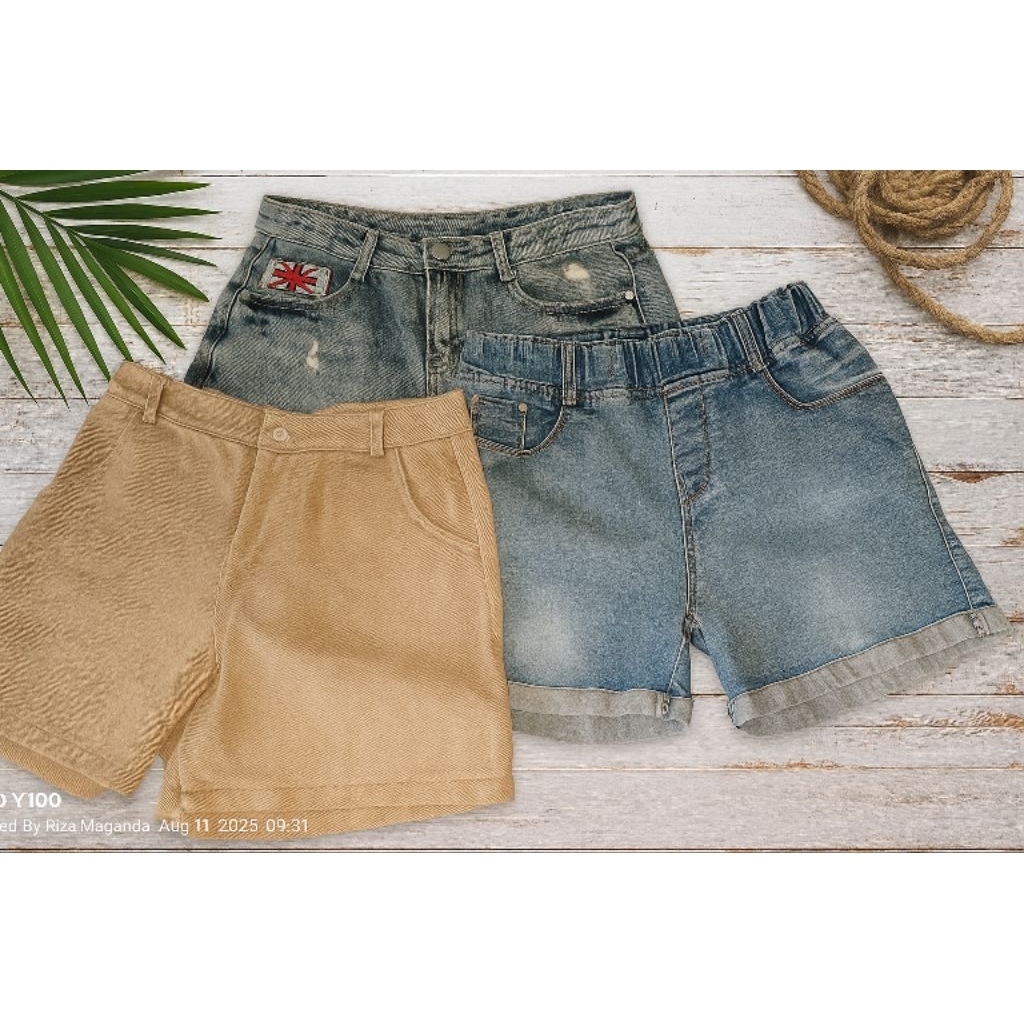 Ukay Ukay Mix Highwaist Denim Shorts 3 For 109 | Shopee Philippines