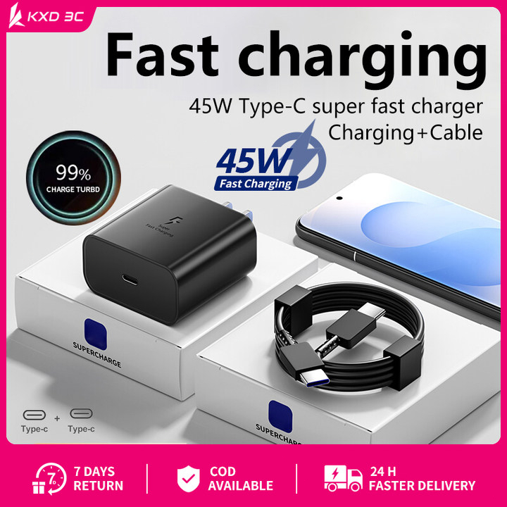 45W Super Fast Charger Type C To Type C Cable is Suitable For S20 S21 ...
