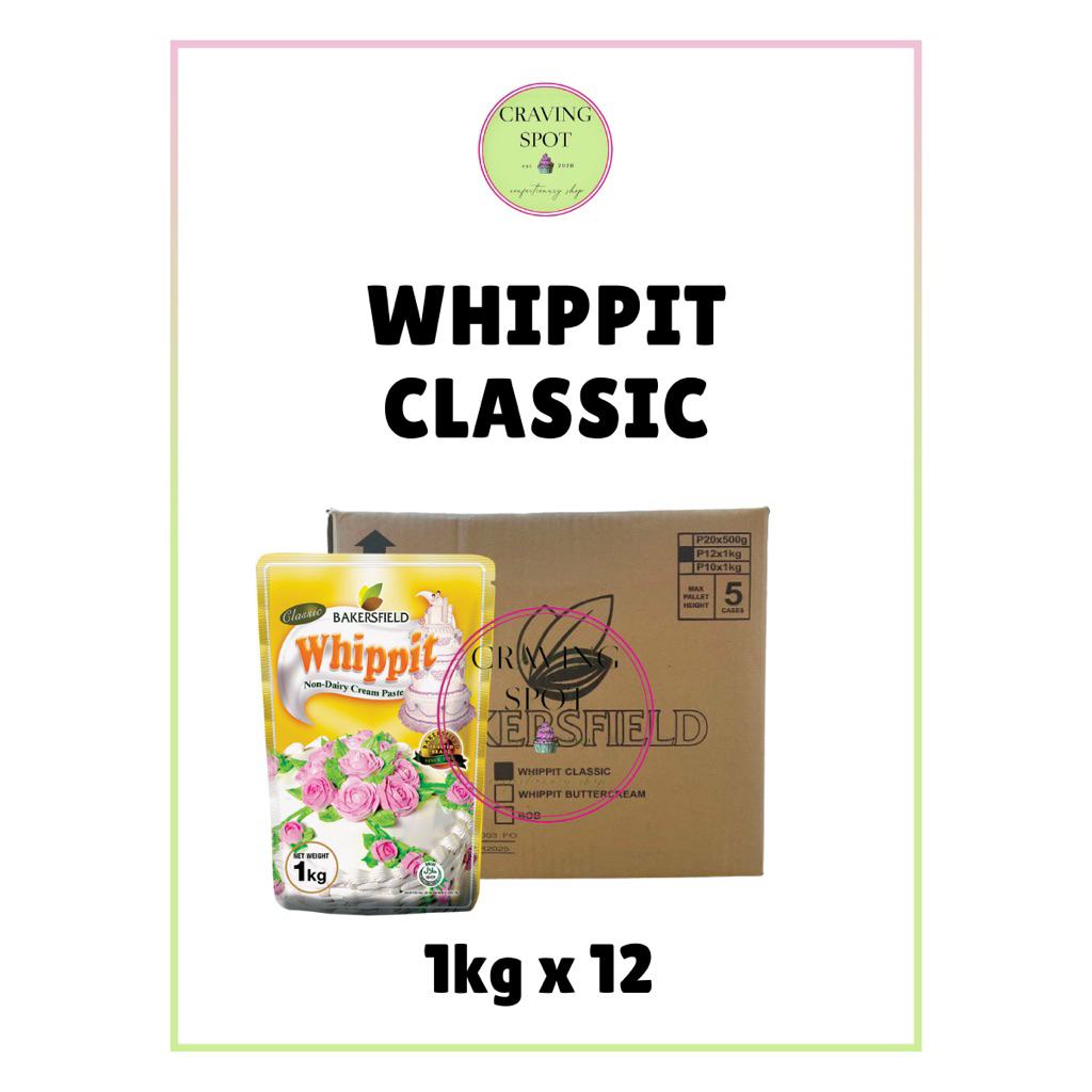 BAKERSFIELD WHIPPIT 1KG 12 PCS| 1 CASE I MARCH 2026 EXPIRY | Shopee ...