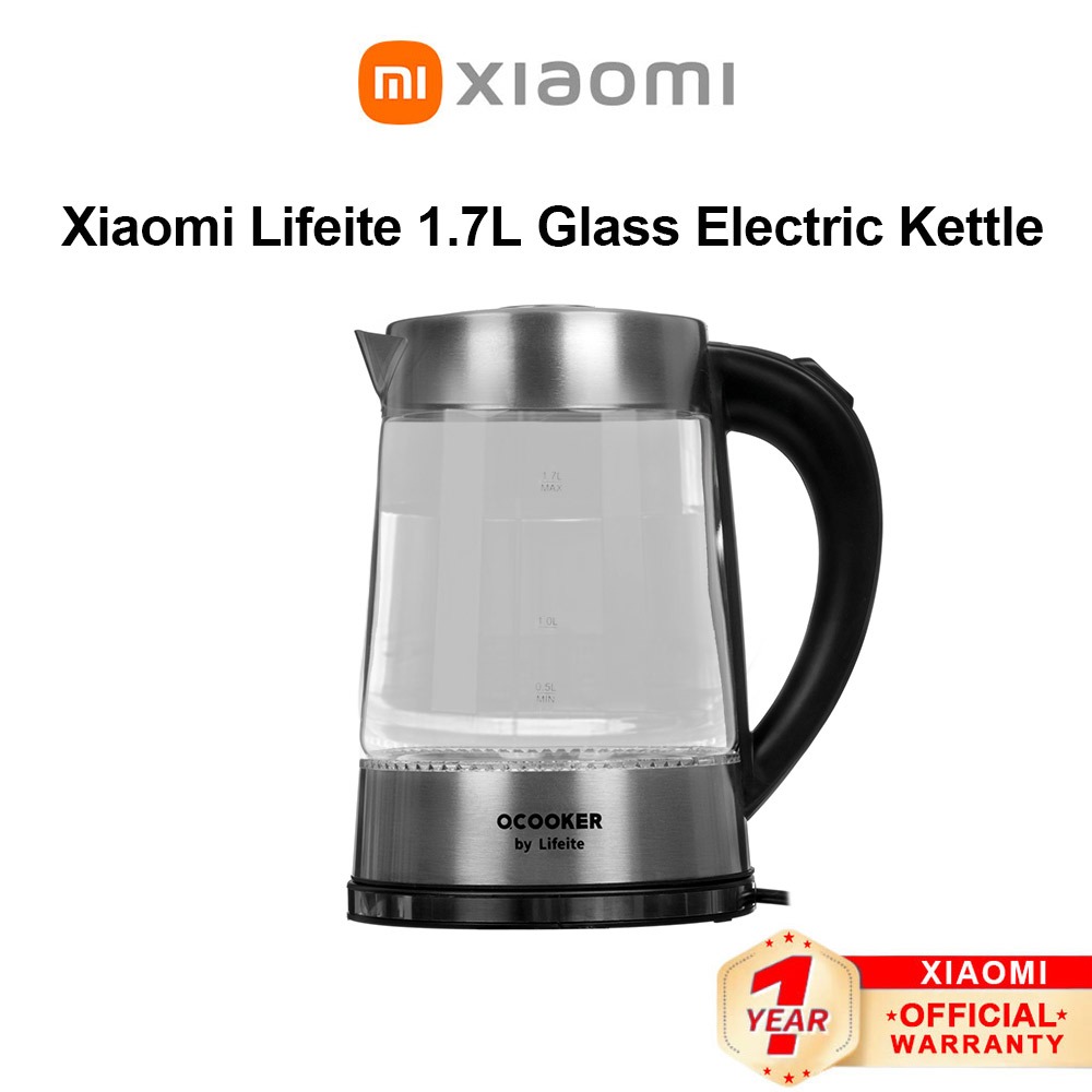 Xiaomi Lifeite 1.7L Glass Electric Kettle Auto Power-off Health Pot ...