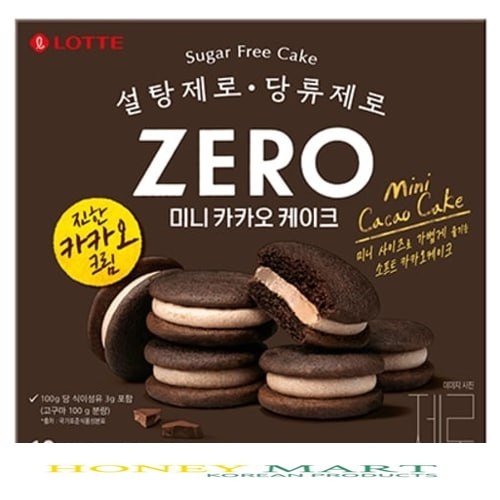 LOTTE ZERO MINI CACAO CAKES 171G HONEY MART | Shopee Philippines