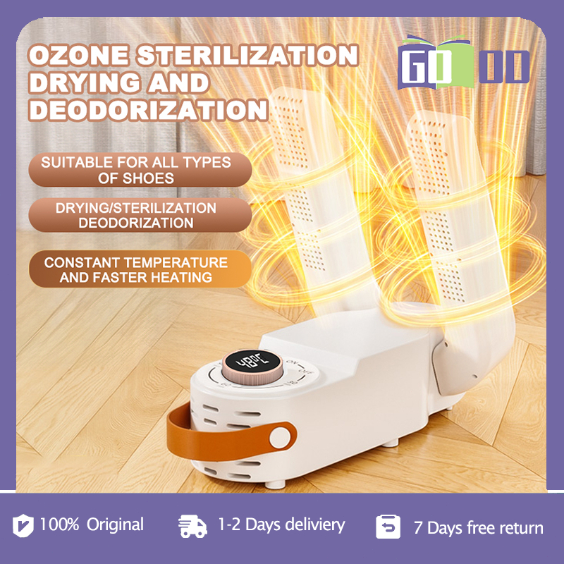 360° foldable drying shoe machine with timer deodorizing and ...