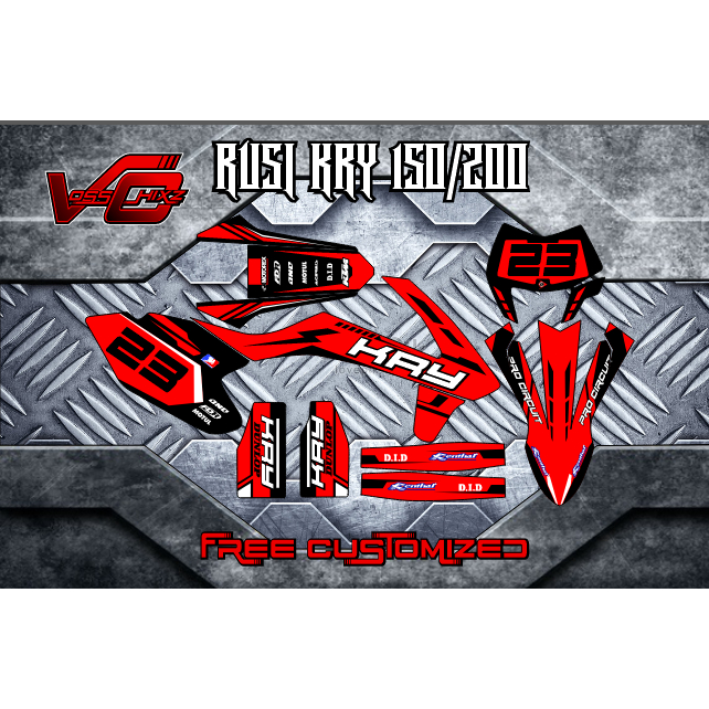 Rusi Kry 150/200 Full Body Sticker Decals 017 | Shopee Philippines