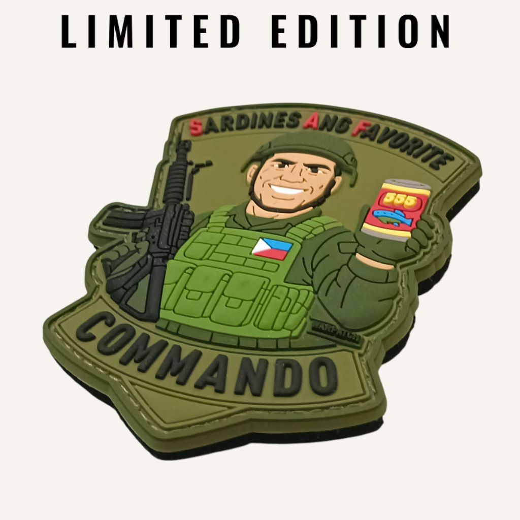 SAF COMMANDO PINOY TACTICAL MORALE PVC PATCH | Shopee Philippines
