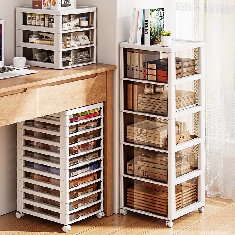 HALOO Upgrade File Storage Cabinet With Wheels For A4 Paper Under Desk ...