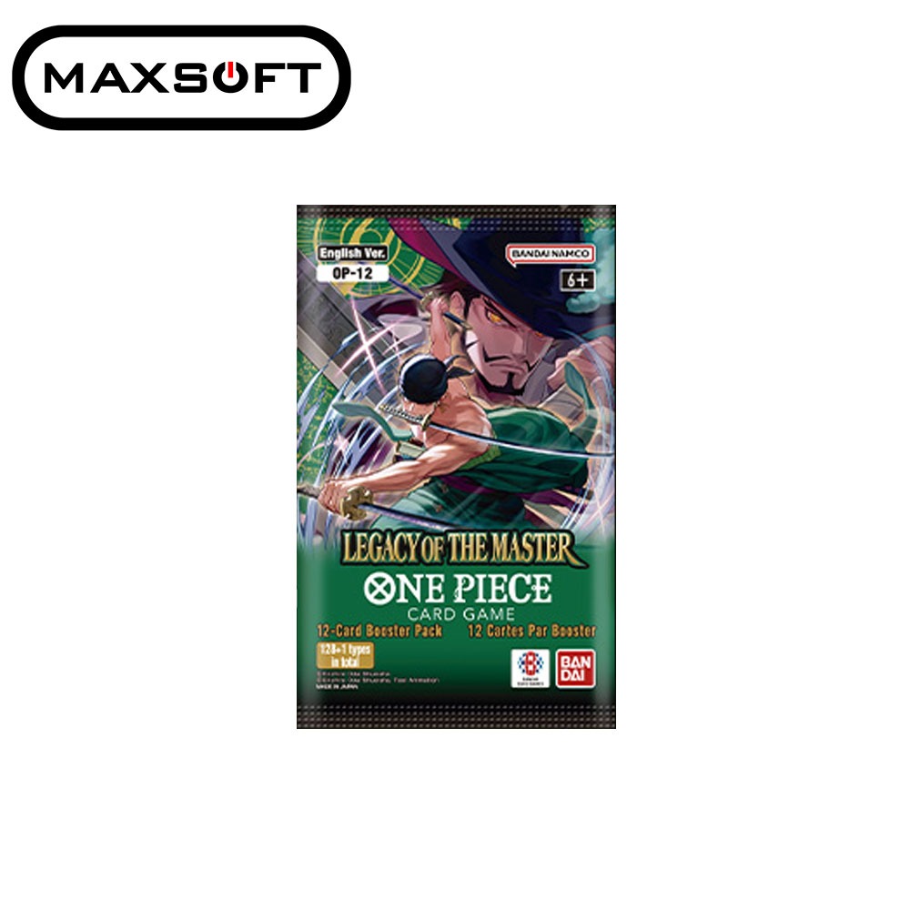 One Piece Card Game BOOSTER PACK -LEGACY OF THE MASTER- Booster [OP-12](1 Pack) English Ver ...