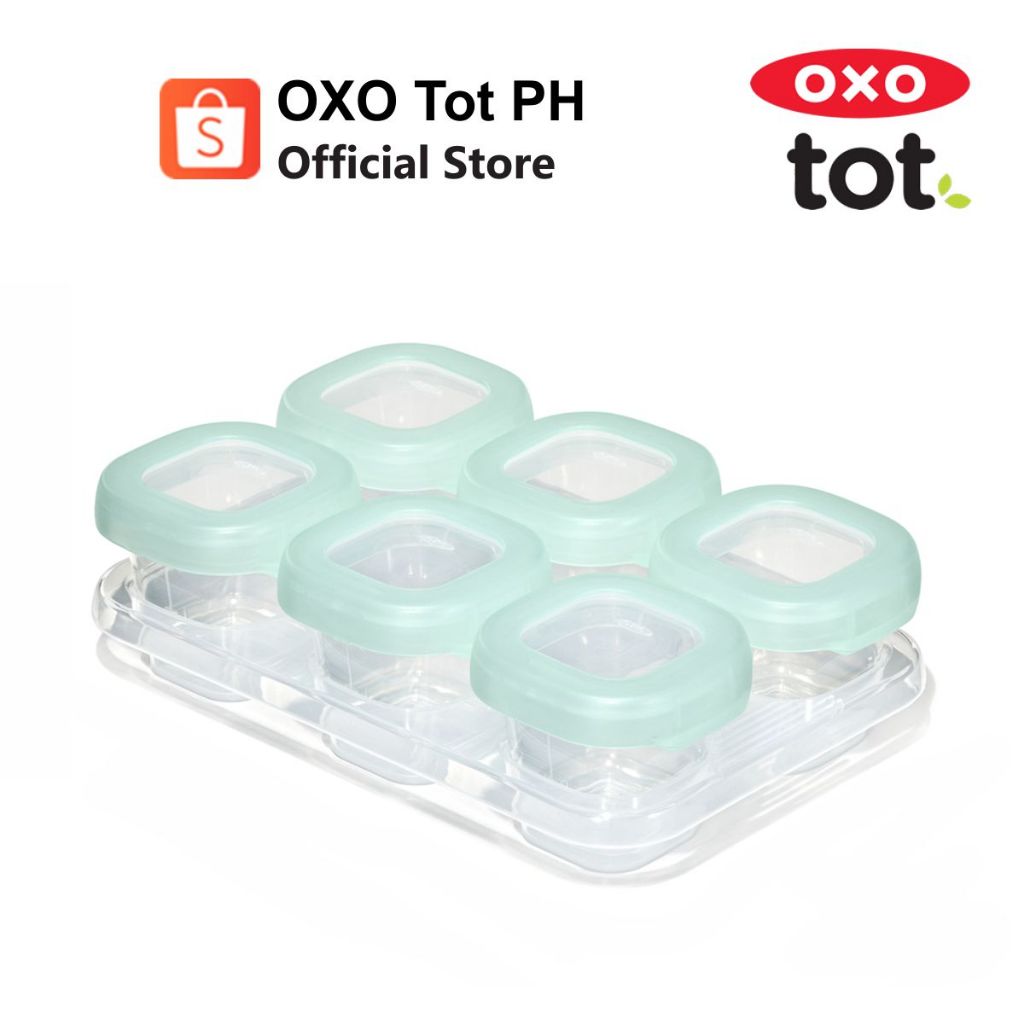 OXO Tot Baby Blocks Freezer Storage Containers, 2oz ( oxotot infant ...