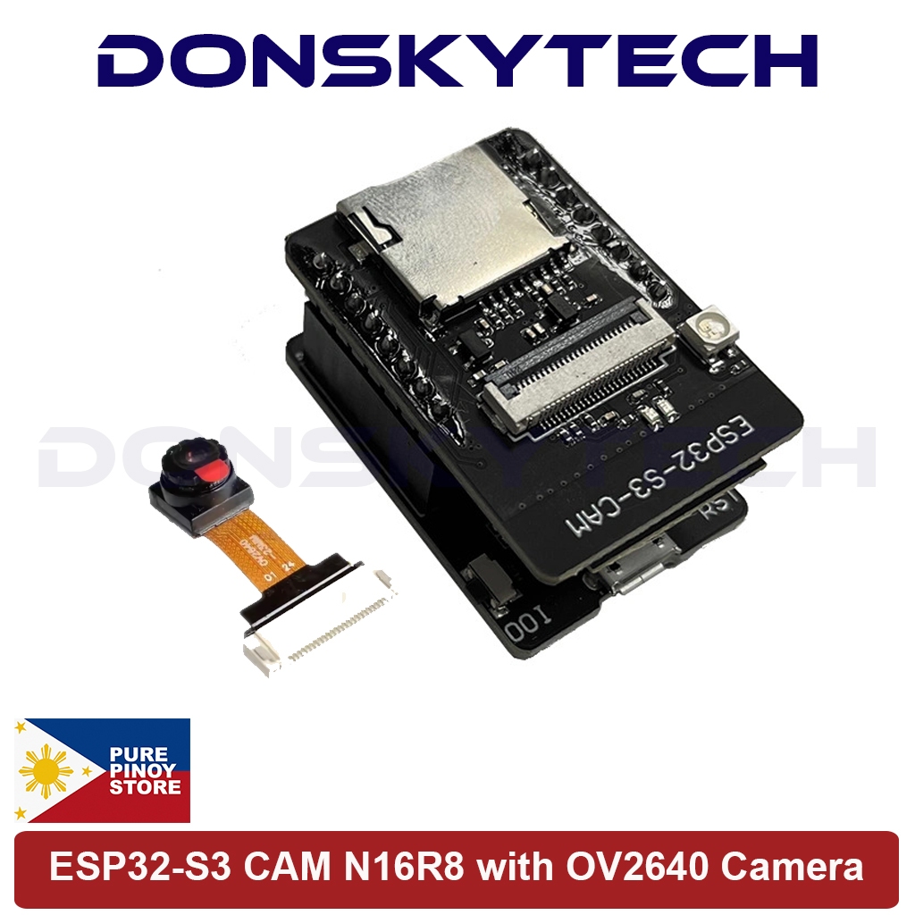 ESP32-S3 CAM N16R8 with OV2640 Camera Burning Socket Included Upgraded Version of ESP32-CAM ...