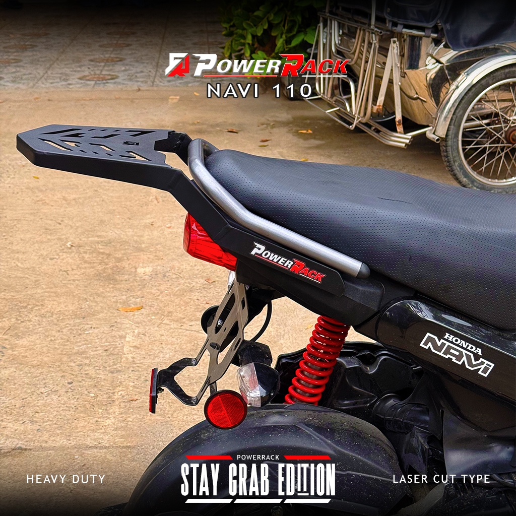 TopBox Bracket for Honda Navi110 Stay Grab with MDL Bracket / Powerrack ...