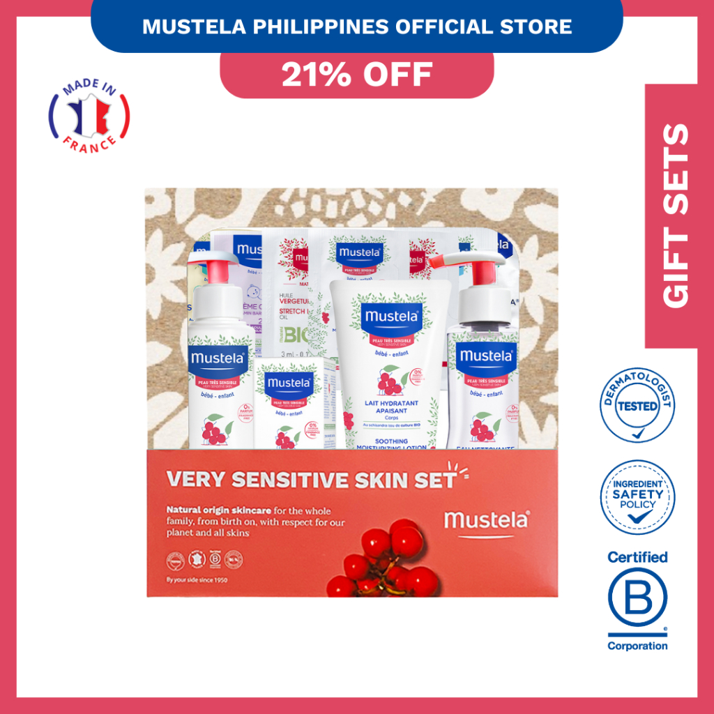 Mustela Very Sensitive Skin Set PhP2,650 No. 10 | Shopee Philippines
