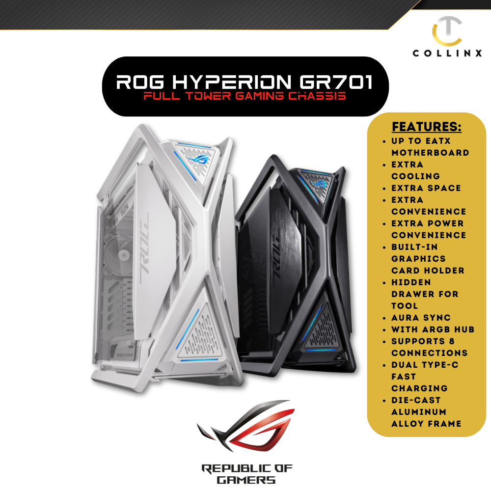 ASUS ROG GR701 ROG HYPERION Gaming Desktop Chassis | Up To EATX Built ...