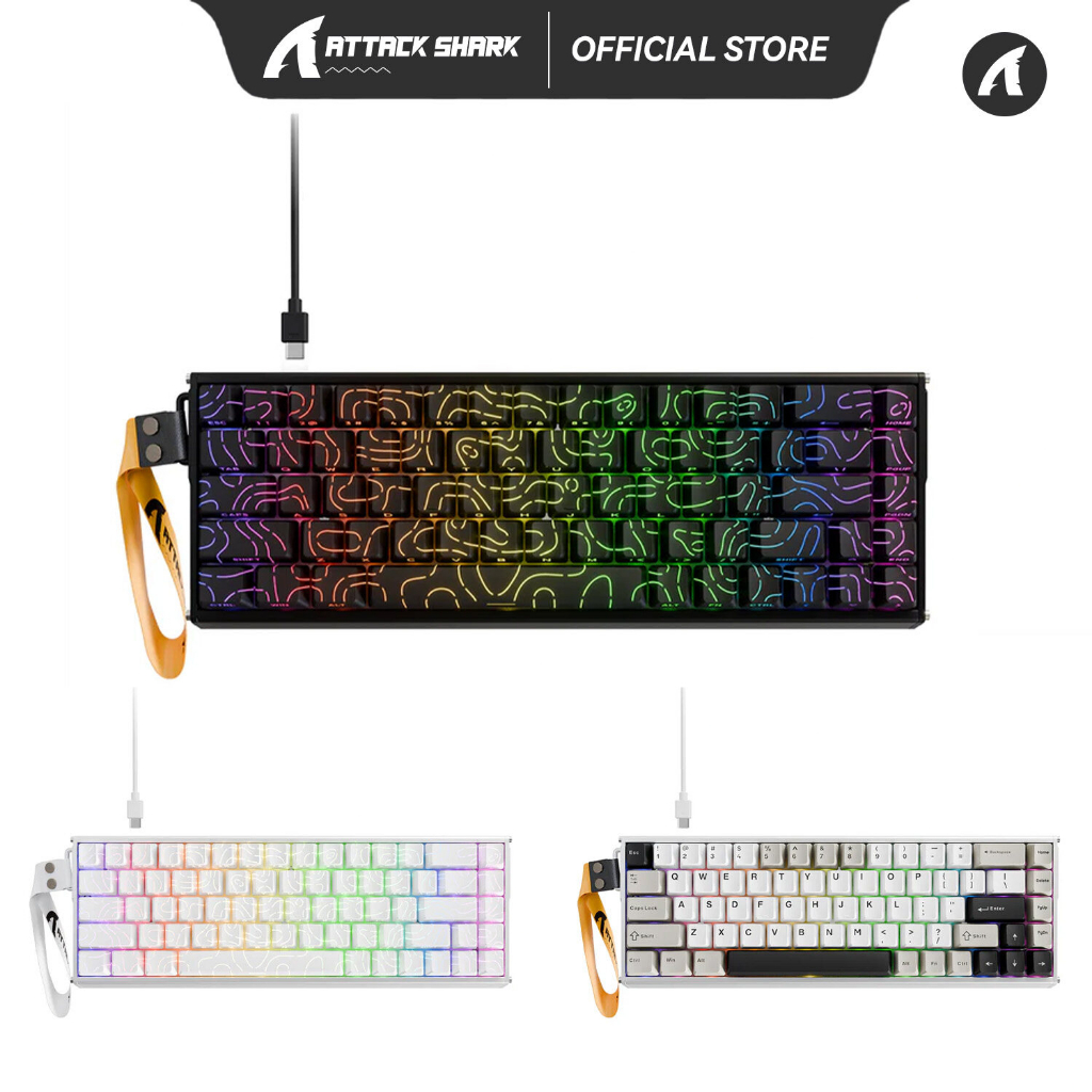 [Attack Shark Promo] ATTACK SHARK X68MAX HE Rapid Trigger Aluminum ...