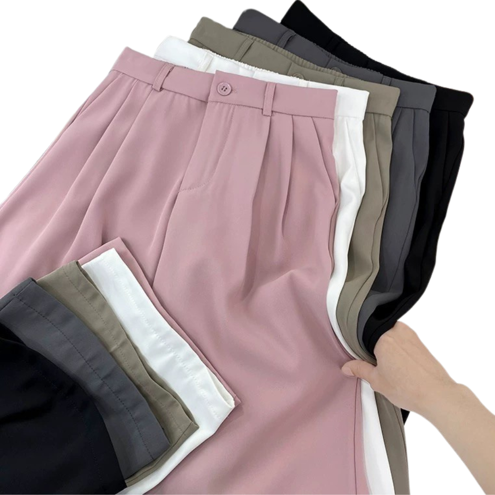 High Waist Wide-Leg Trouser Slacks Pants Vintage 27-30 #229 Casual ...