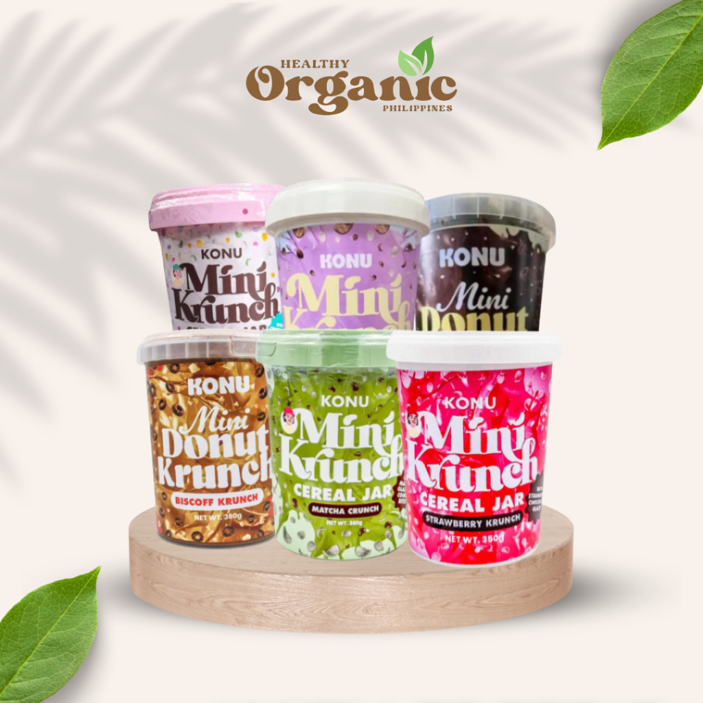 KONU Mini Krunch Big Taro Matcha Biscoff Choco Glazed Strawberry Duo ...