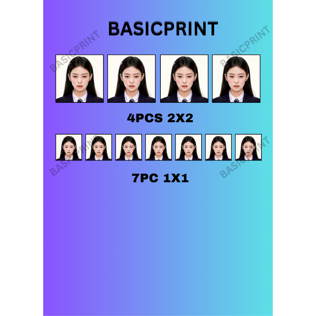 PHOTO PRINT 1X1 2X2 PICTURE 100% QUALITY | Shopee Philippines