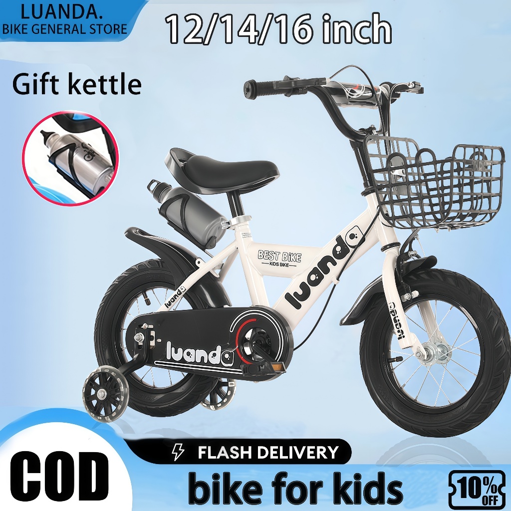 Luanda Bike For Kids 12/14/16 Inch Boys And Girls Bicycle Suitable For ...