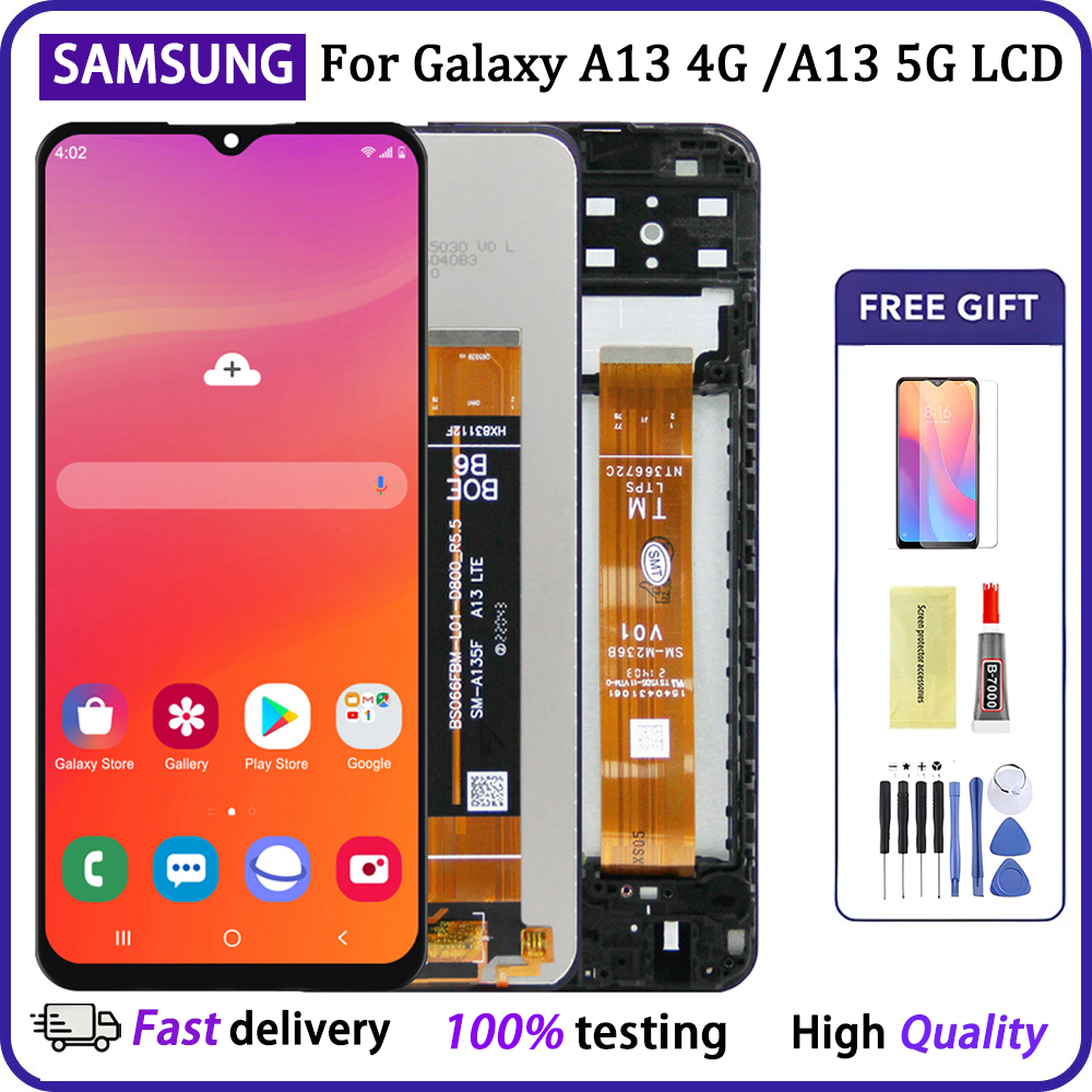 For Samsung Galaxy A13 4G A135 / A13 5G A136 LCD DIsplay Touch Screen ...