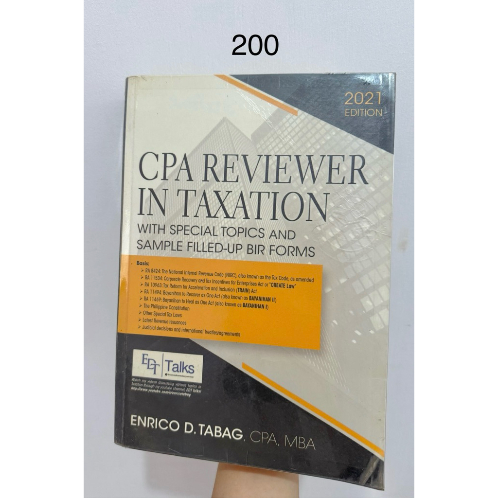 CPA Reviewer in Taxation (Tabag) | Shopee Philippines