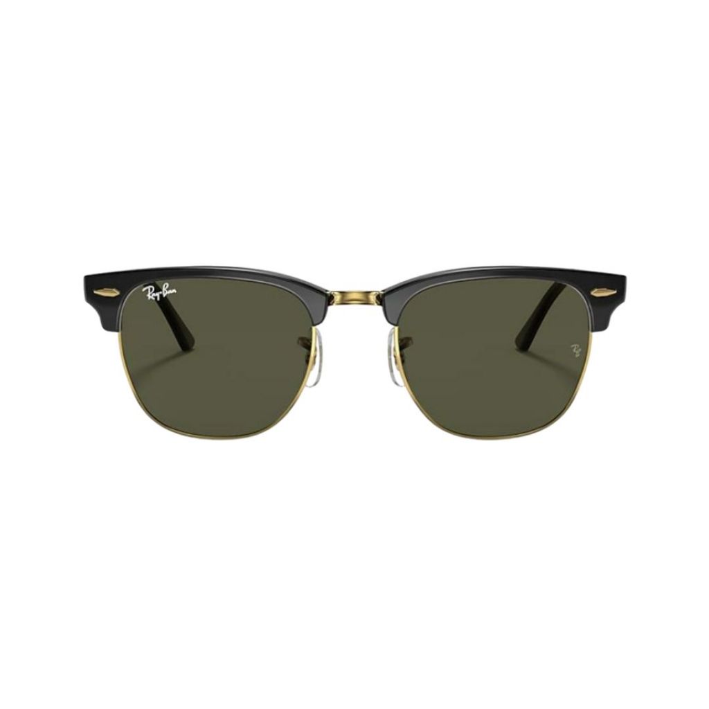 Ray-Ban Black Metal Clubmaster Sunglasses RB3016F/W0365 | Shopee ...