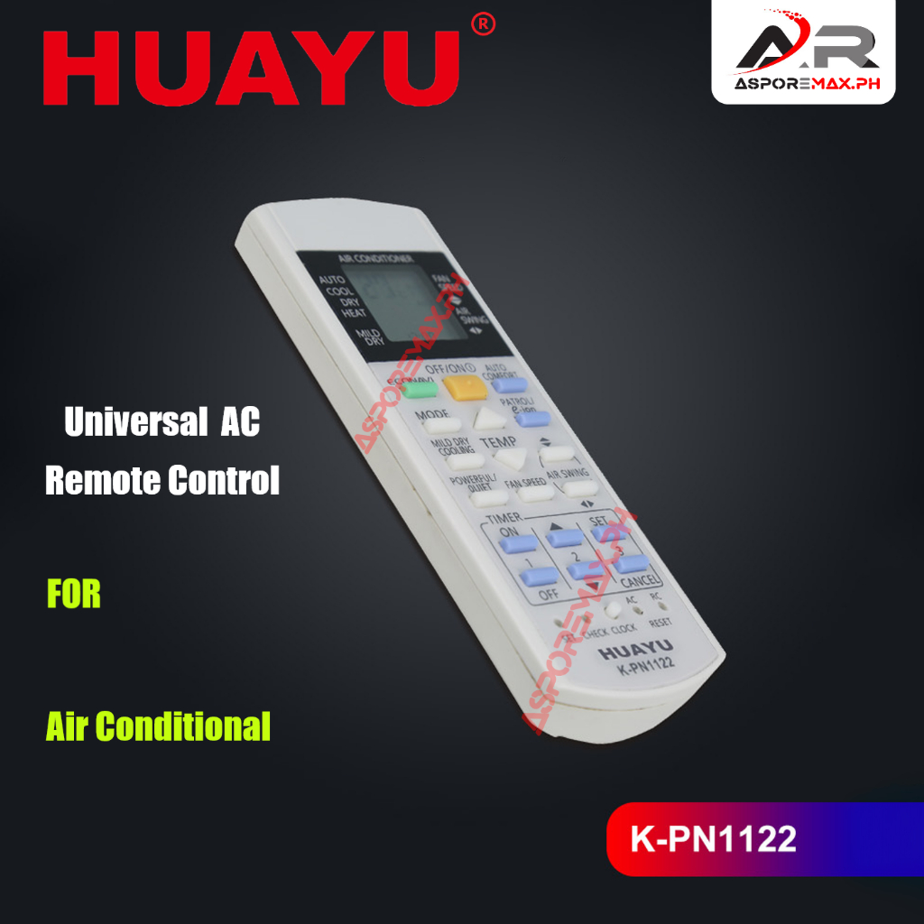 Huayu K-PN1122 Universal Remote Control for Air-Conditioner | Shopee ...