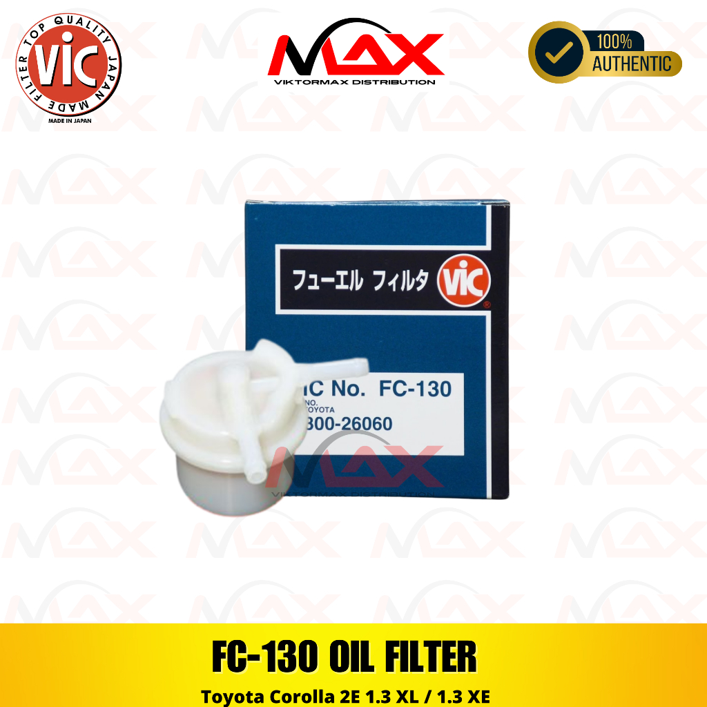 FC-130 VIC Fuel Filter for Toyota Corolla 2E 1.3 XL / 1.3 XE | Shopee ...