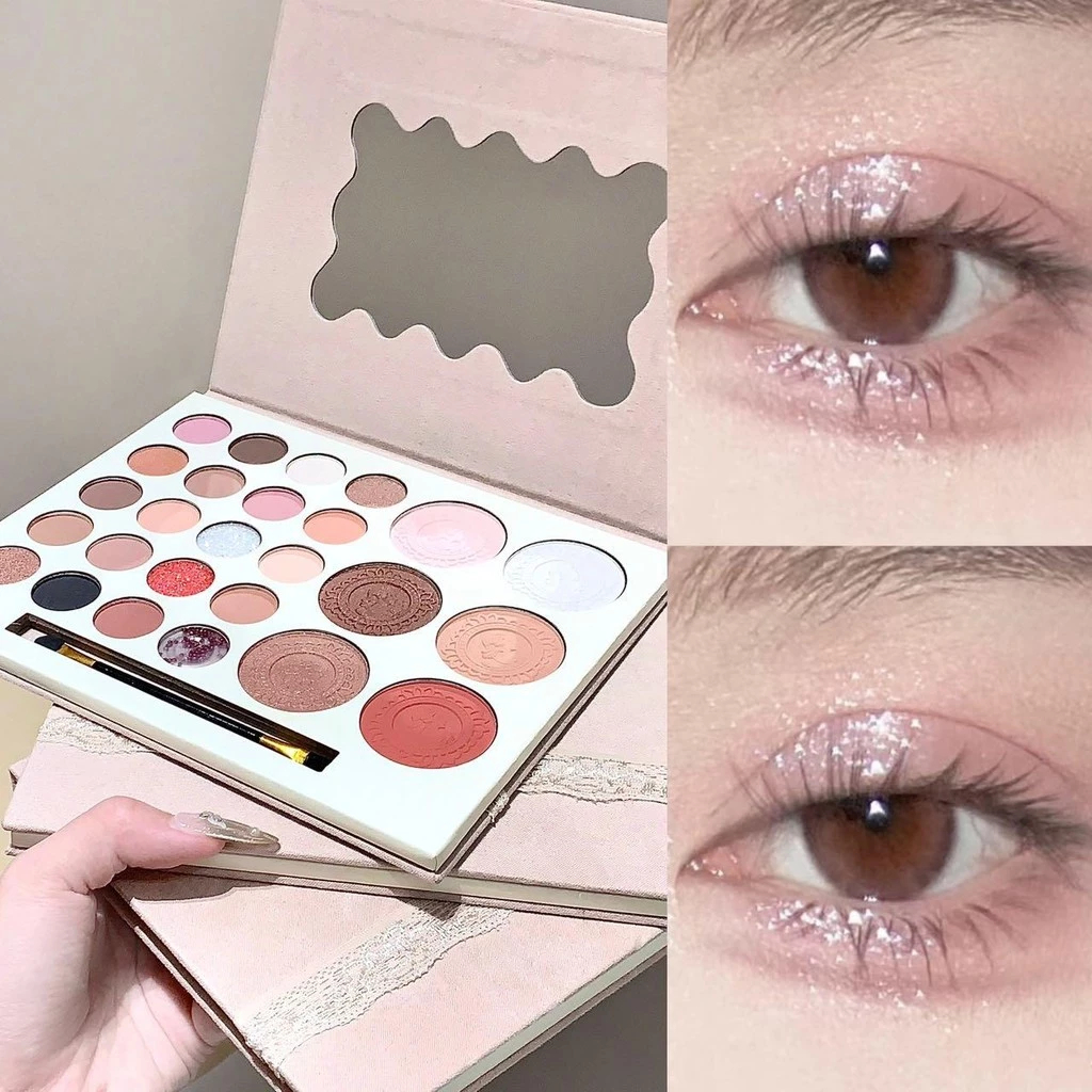 [With Brush] DW 26-Colors Multi-Function Eye Shadow Shading Make up Set ...