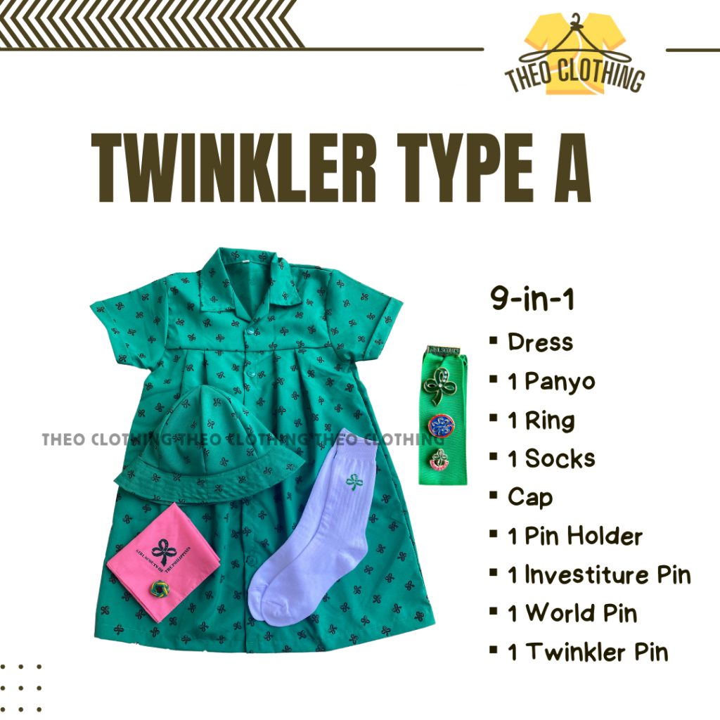 Twinkler Scout Type A & B Complete Set of Scouting Uniform | Theo ...