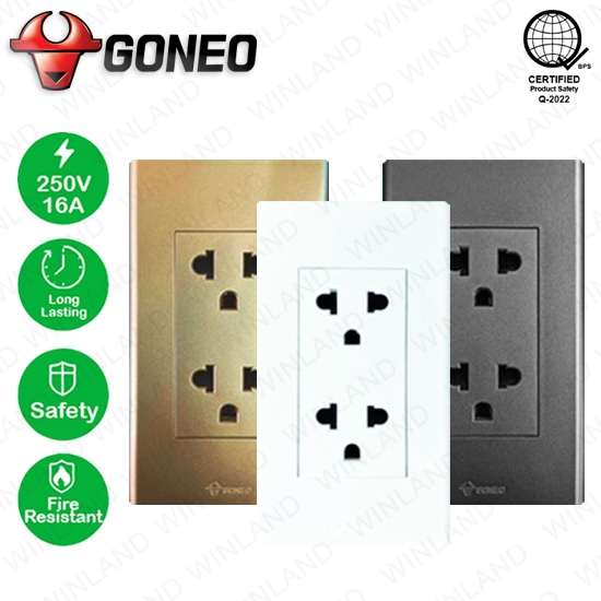 Bull/Goneo by Winland Duplex Universal Outlet Set 16A/250V (G34Z233A ...