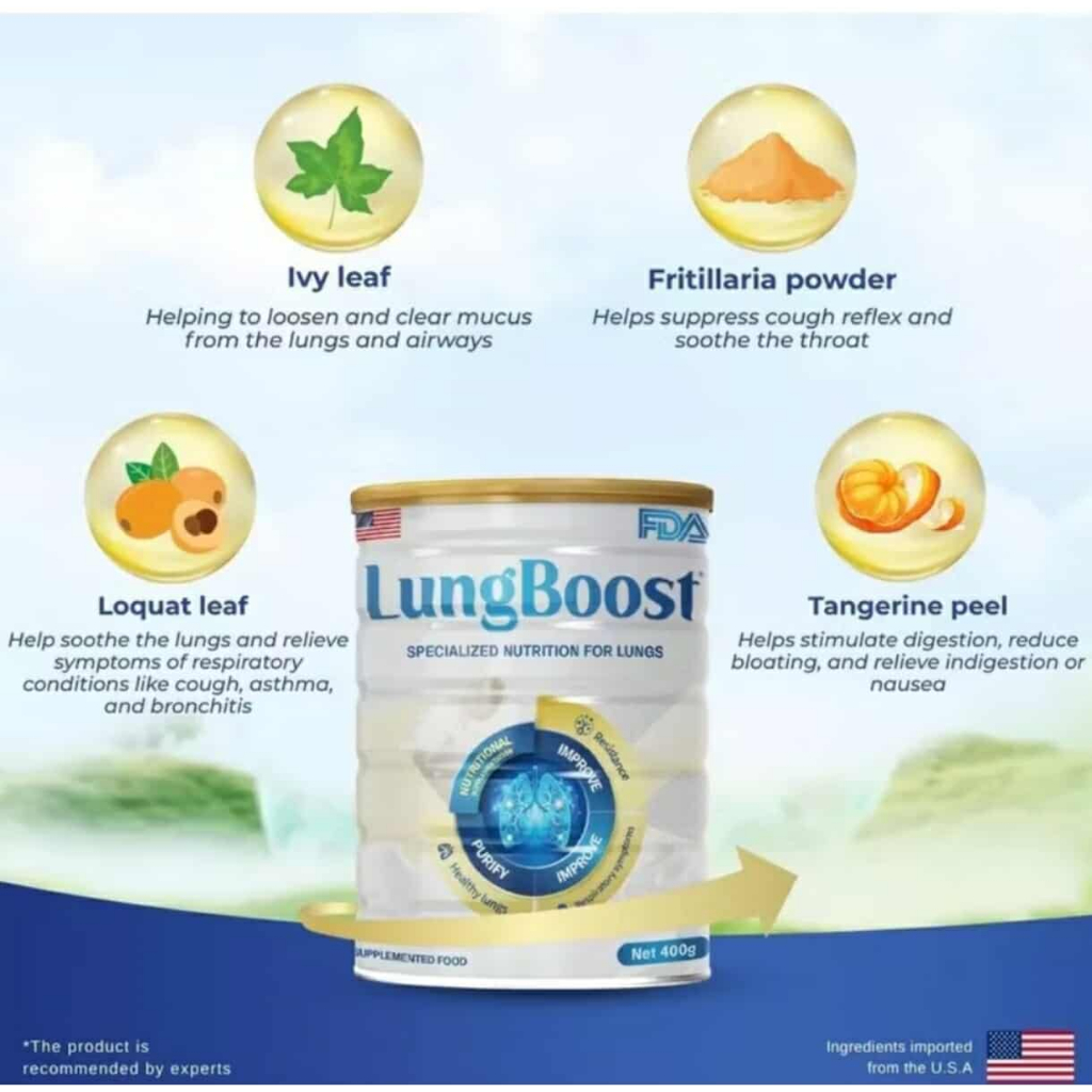 LungBoost | Strengthens Immunity and Enhances Oxygen Utilization - 400g ...
