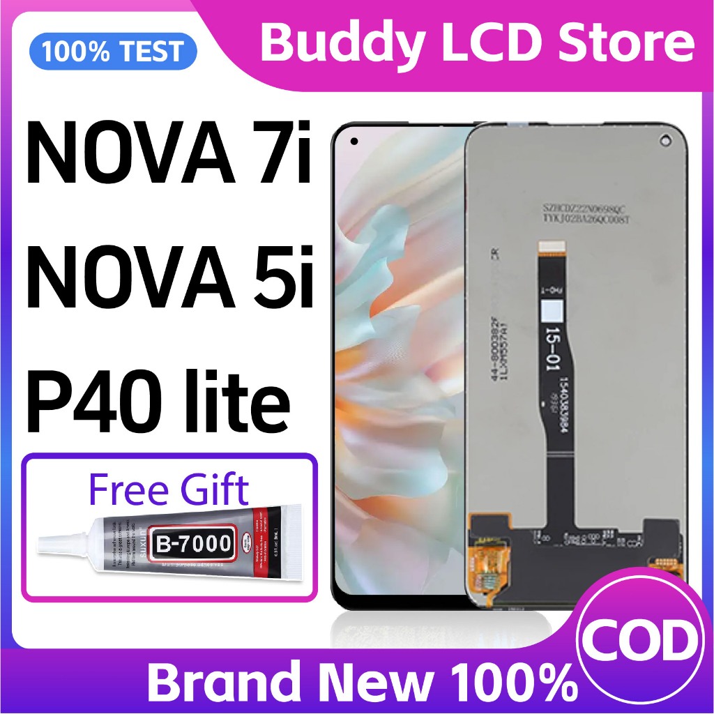 [Brand New] LCD For HUAWEI P40 lite / Nova 7i / 5i / Nova 6se Display ...